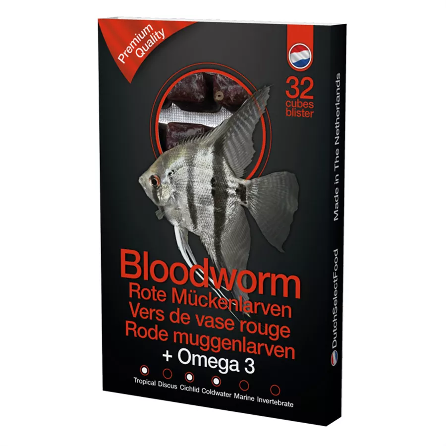 Dutch Select Rote Mückenlarven & Omega 3 100g Blister